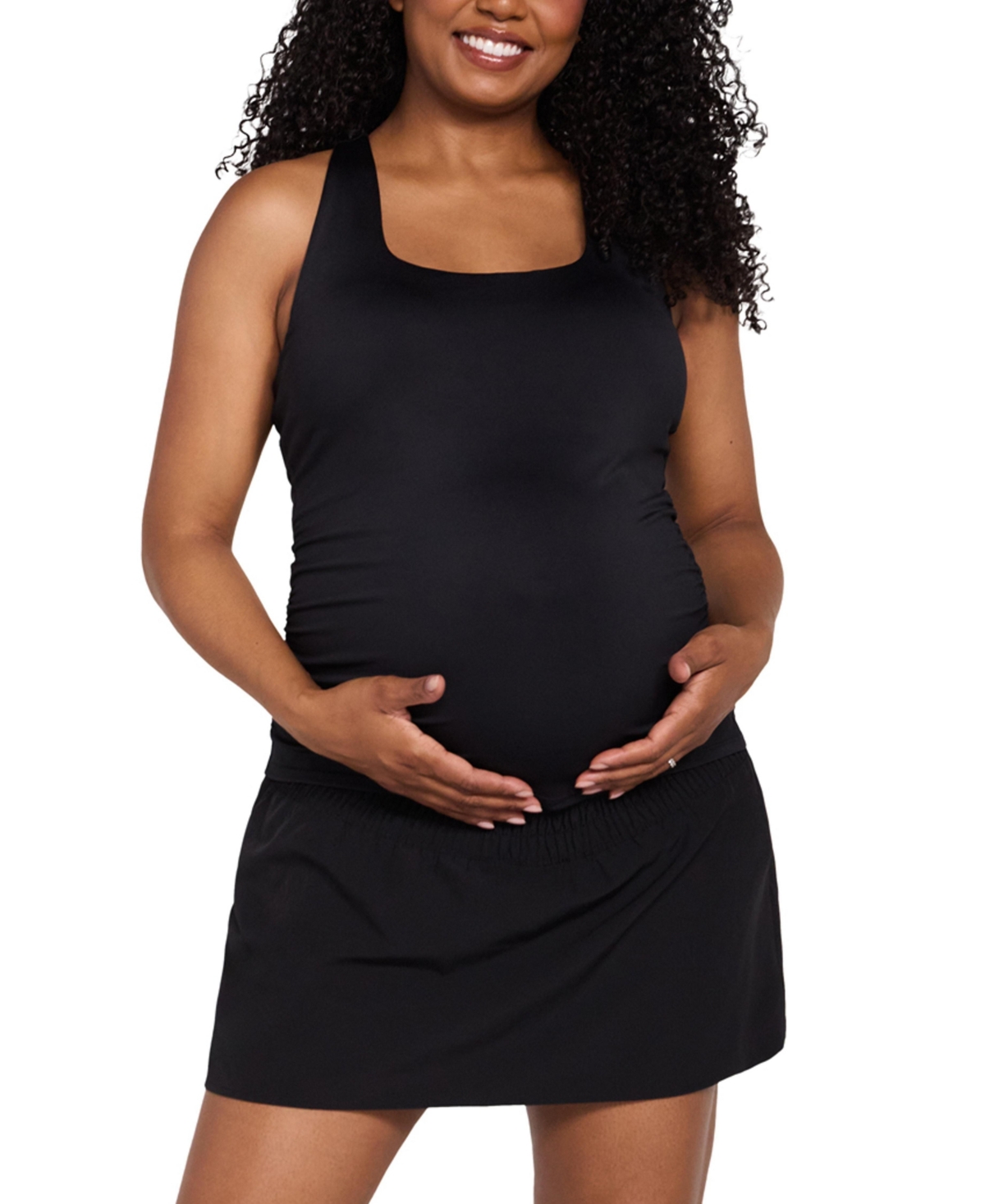Click here for Motherhood Maternity Maternity Scoop Neck Racerbac... prices