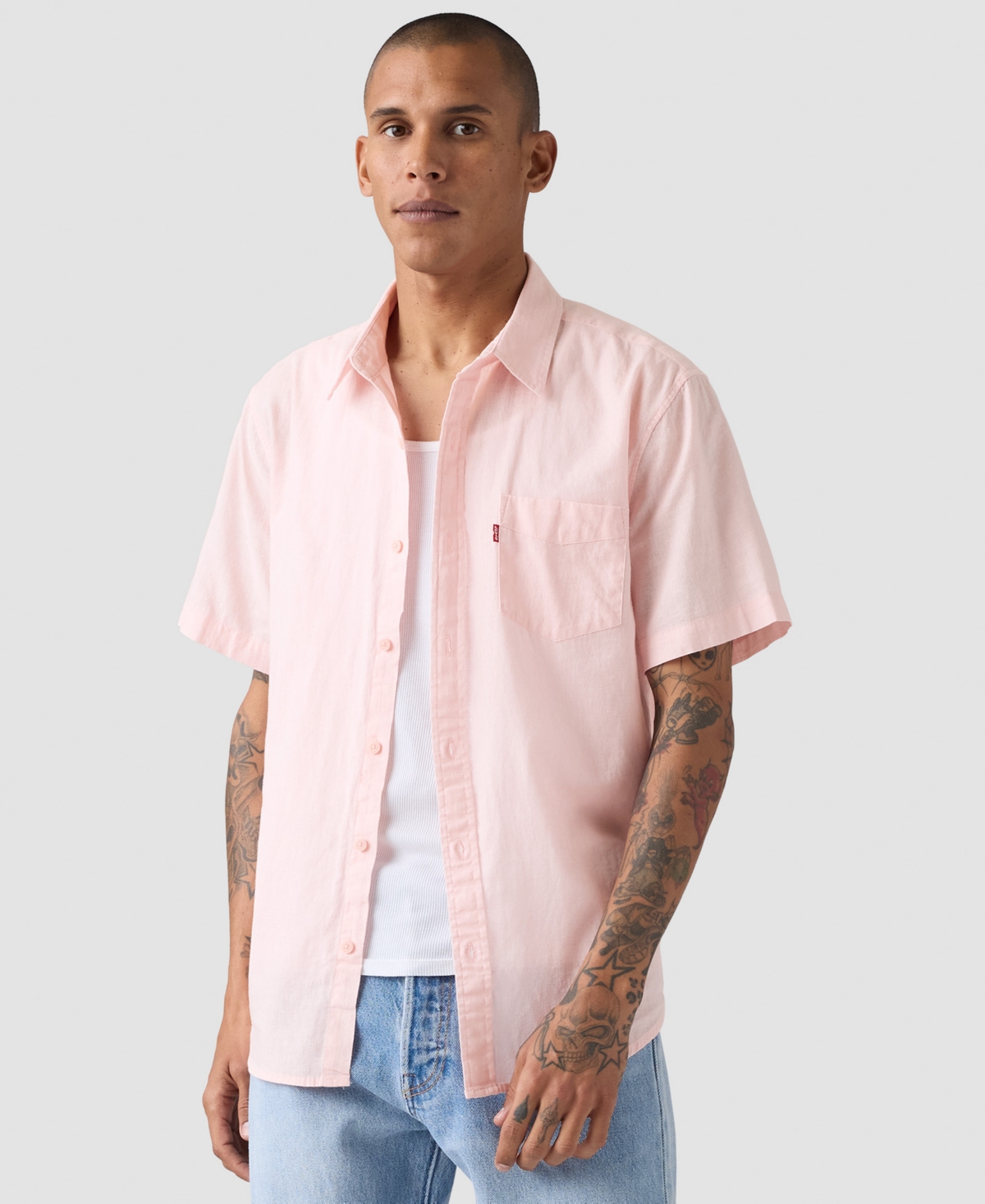 Click here for Levis Mens Classic 1 Pocket Short Sleeve Regular F... prices