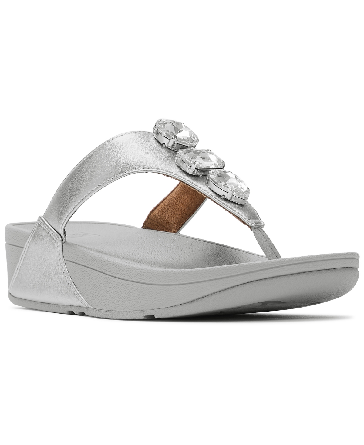 Click here for FitFlop Womens Lulu Ultra Jewel Metallic Toe Post... prices