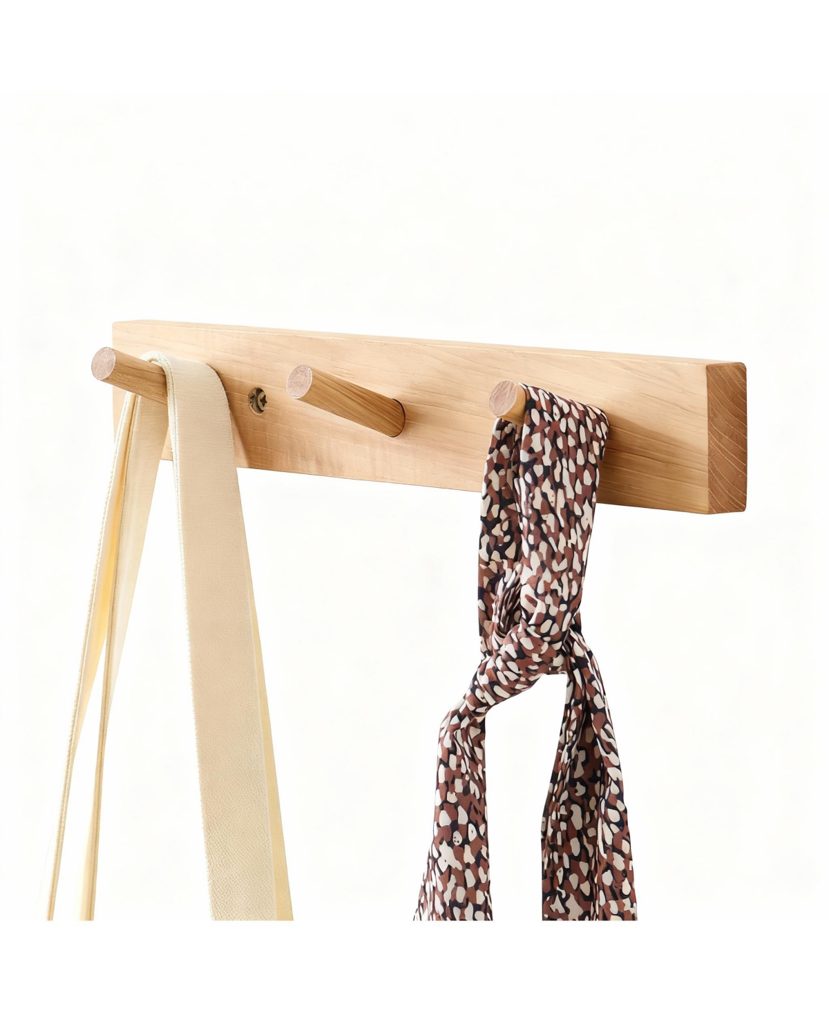 Click here for Yigii Hickory Wood Wall Coat Rack  Space-Saving  E... prices