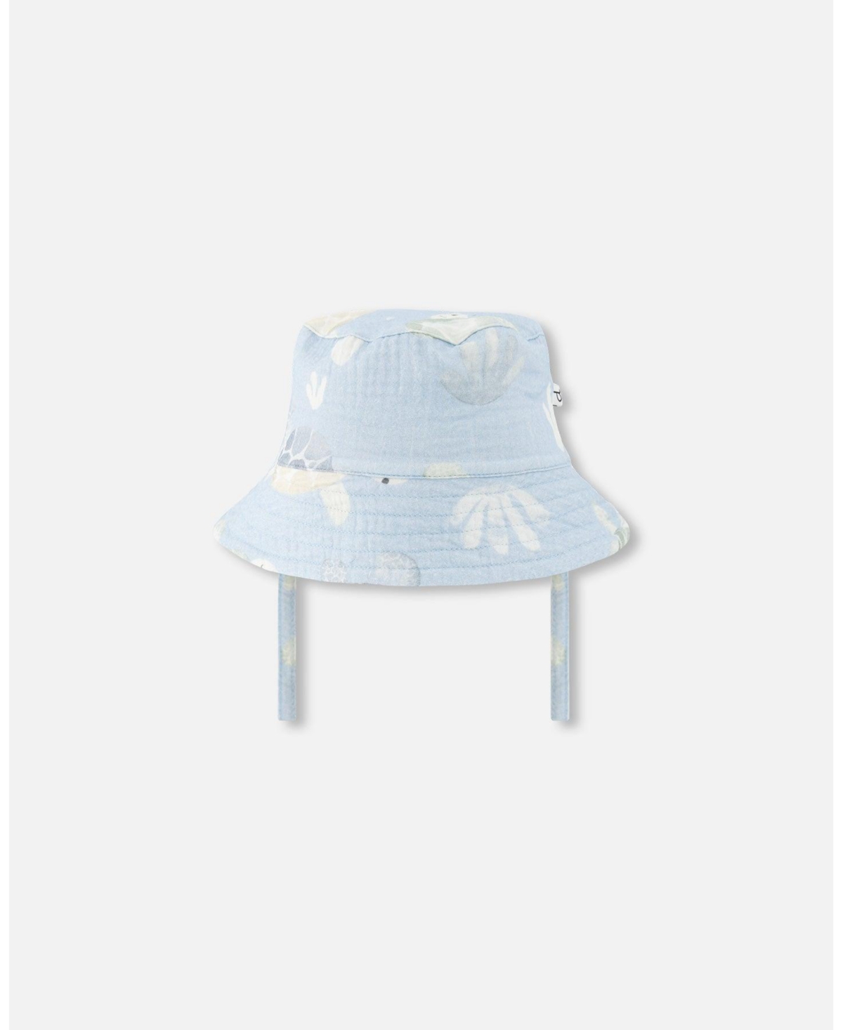 Click here for Deux par Deux Baby Boys Cotton Muslin Hat - Blue t... prices