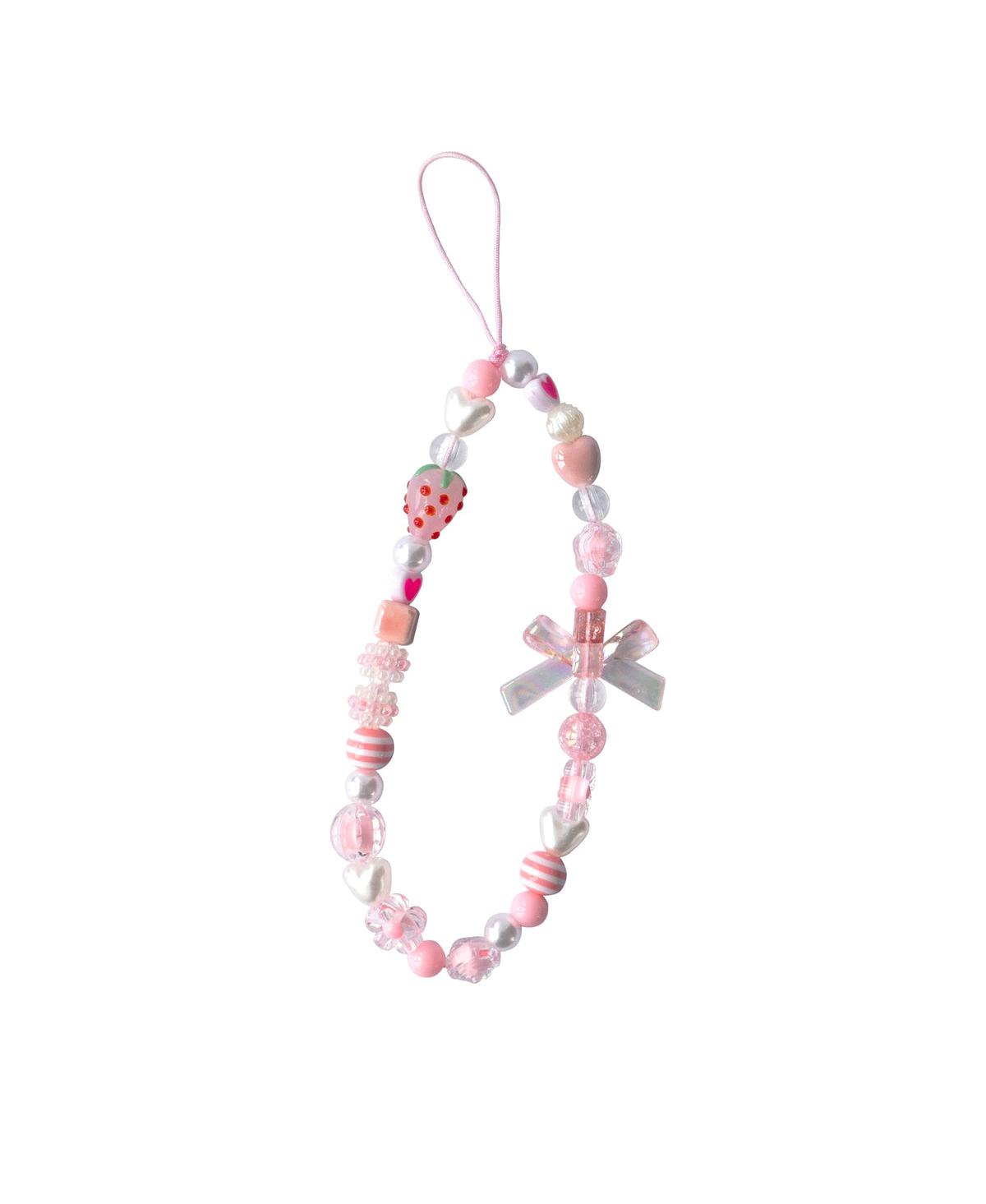 Click here for Auramma Strawberry Phone Charm - Pink prices
