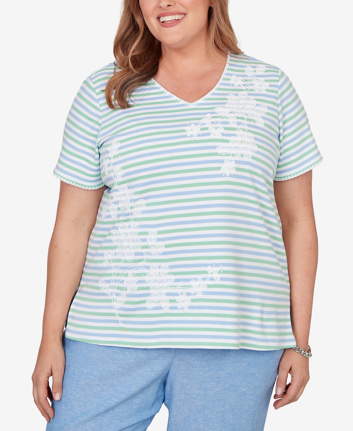 Click here for Alfred Dunner Plus Size Caribbean Blues Highlight... prices