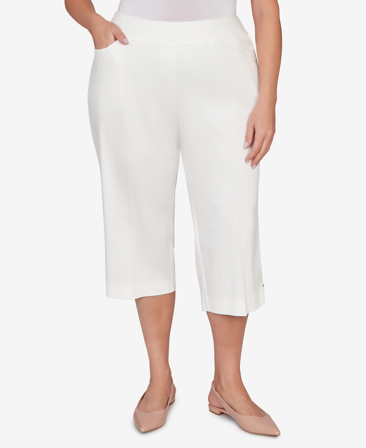 Click here for Alfred Dunner Plus Size Resort Living Smooth Waist... prices