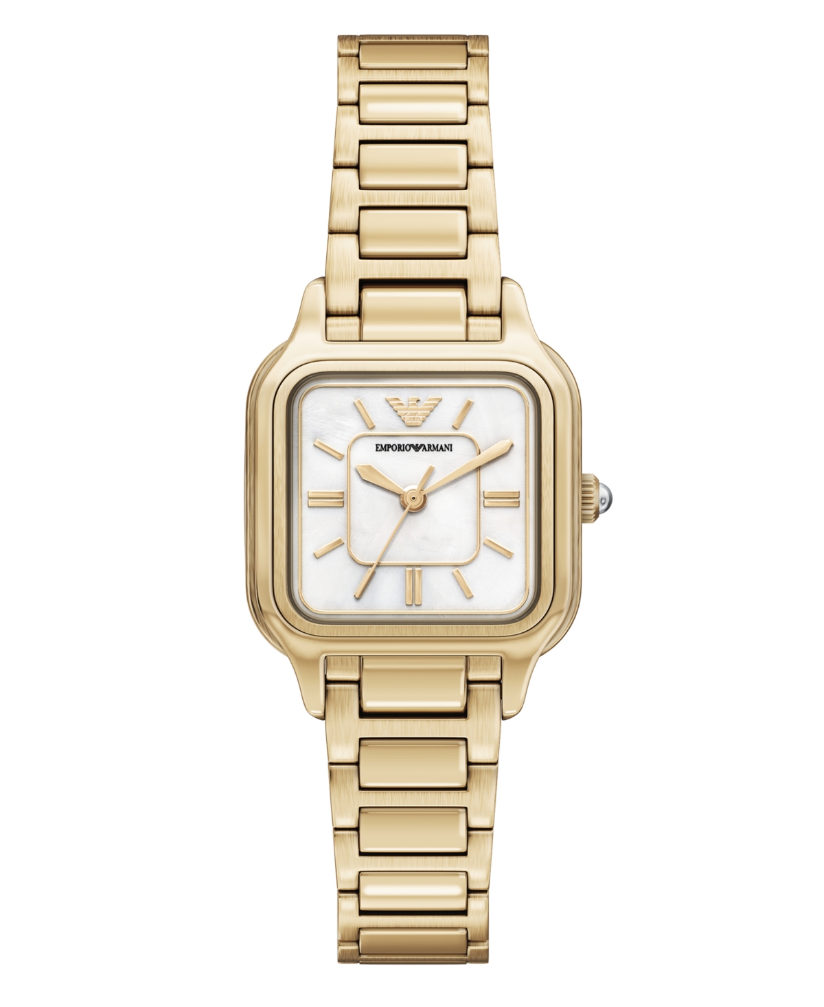 Click here for Emporio Armani Womens Quartz Three-Hand Gold Stain... prices