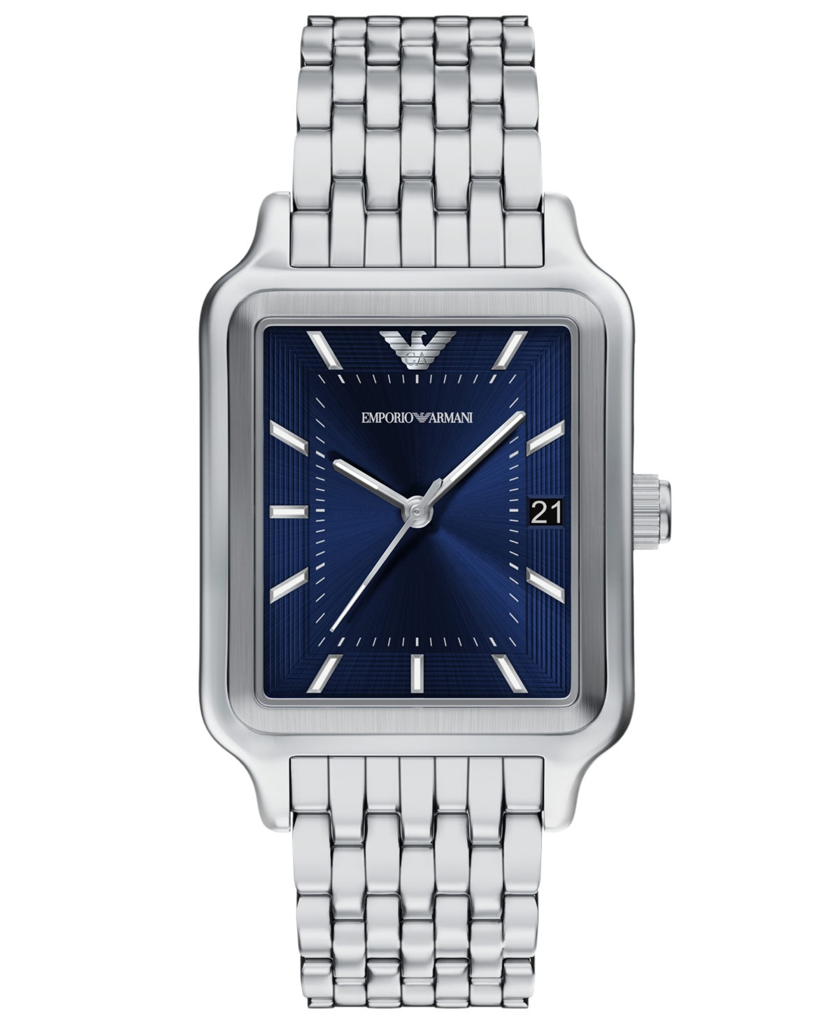 Click here for Emporio Armani Mens Quartz Three-Hand Silver Stain... prices