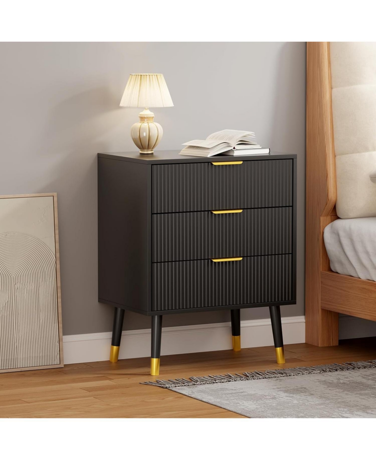 Click here for gaomon 3 Drawer Dresser for Bedroom  Modern Nights... prices