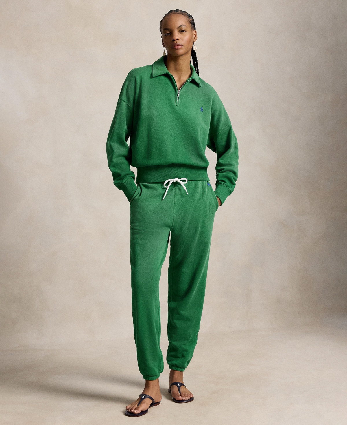 Click here for Polo Ralph Lauren Womens Fleece Drawstring Sweatpa... prices