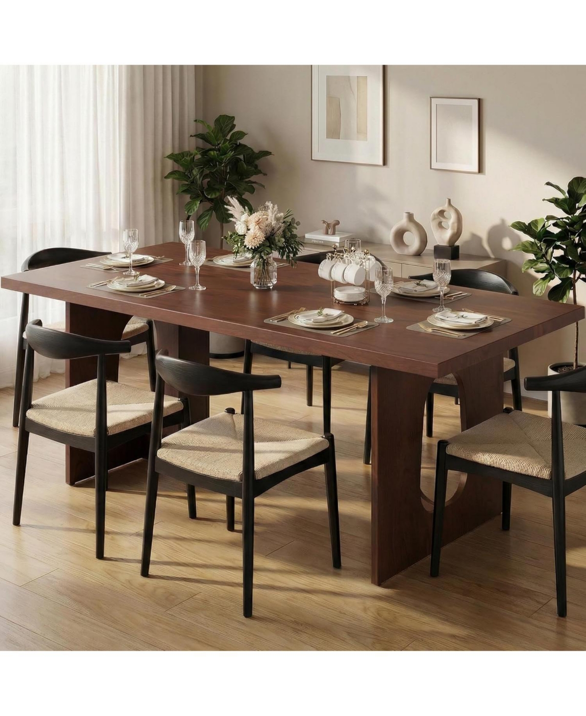 Click here for gaomon 71" Long Dining Table for 6-10 People... prices