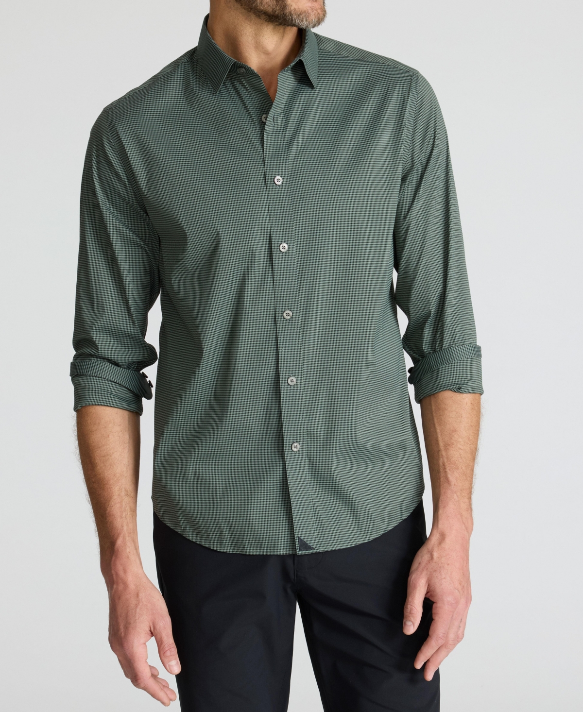 Click here for UNTUCKit Mens Regular Fit Wrinkle-Free Kleinwood B... prices