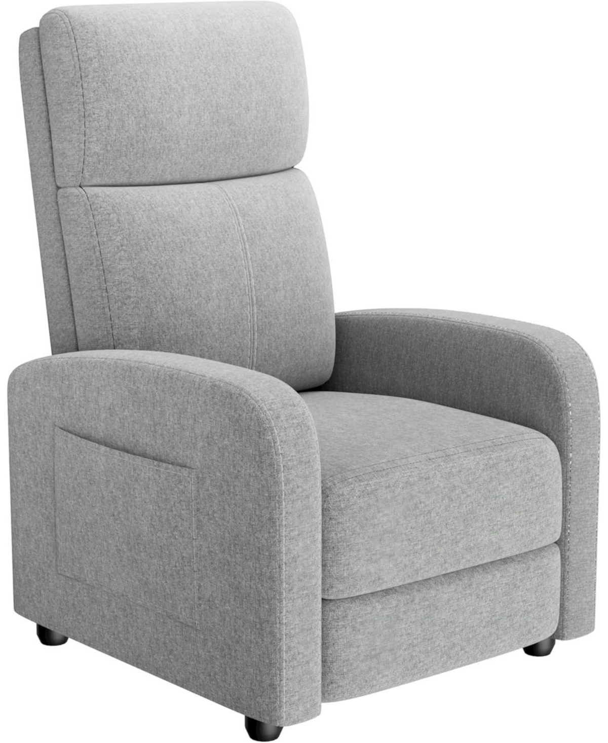 Click here for gaomon linen fabric manual recliner chair with sid... prices