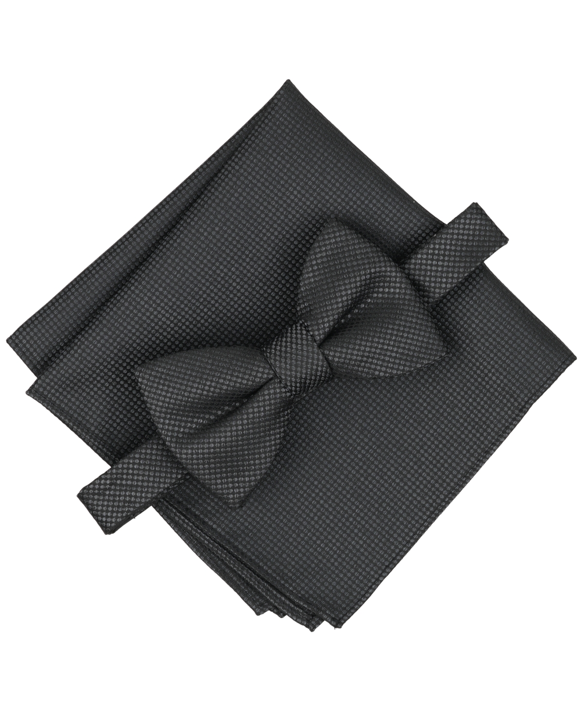 Click here for Alfani Mens Wolfe Solid Bow Tie and Pocket Square... prices