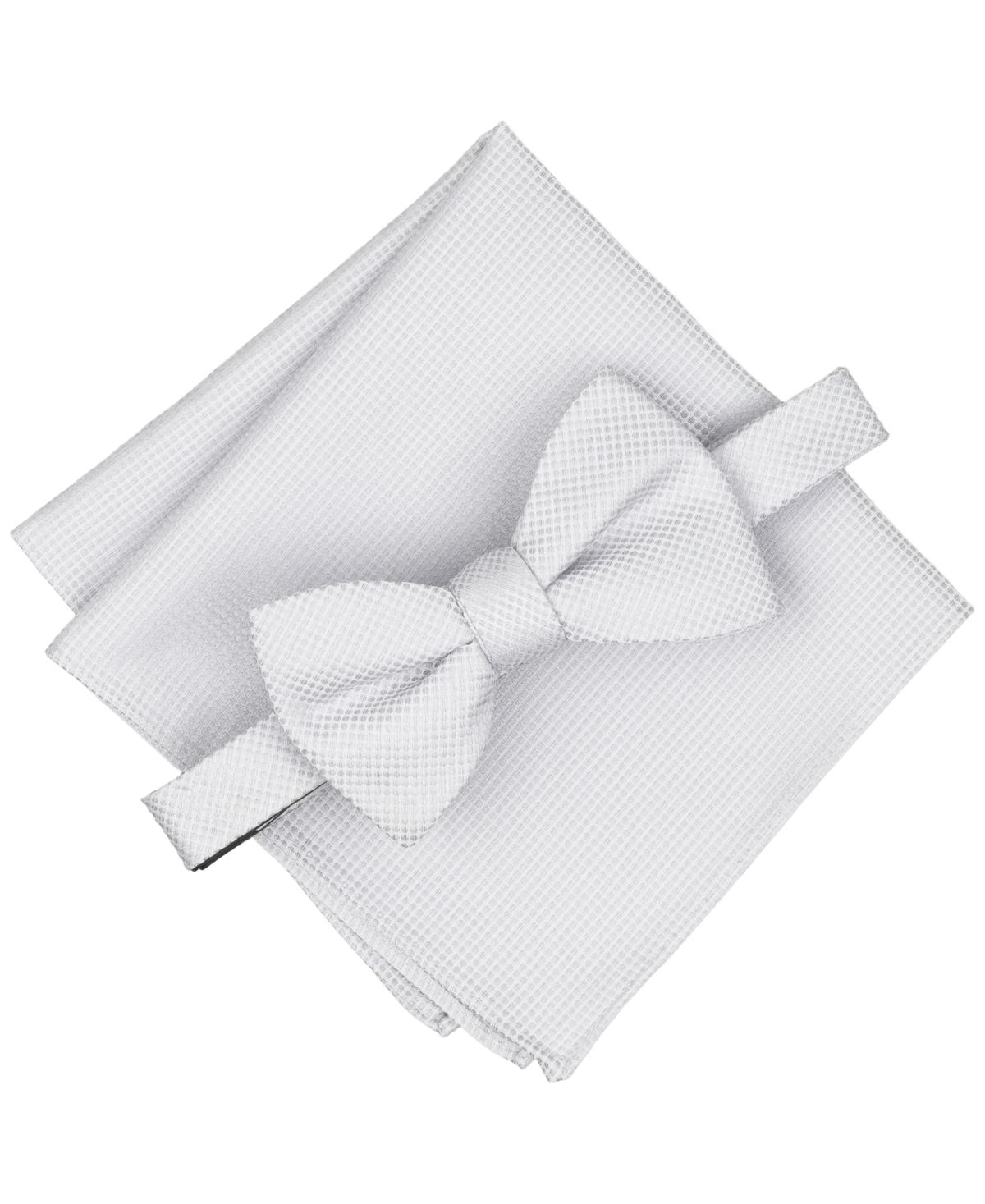 Click here for Alfani Mens Wolfe Solid Bow Tie and Pocket Square... prices