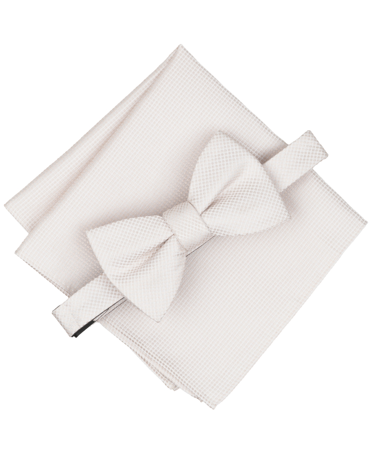 Click here for Alfani Mens Wolfe Solid Bow Tie and Pocket Square... prices