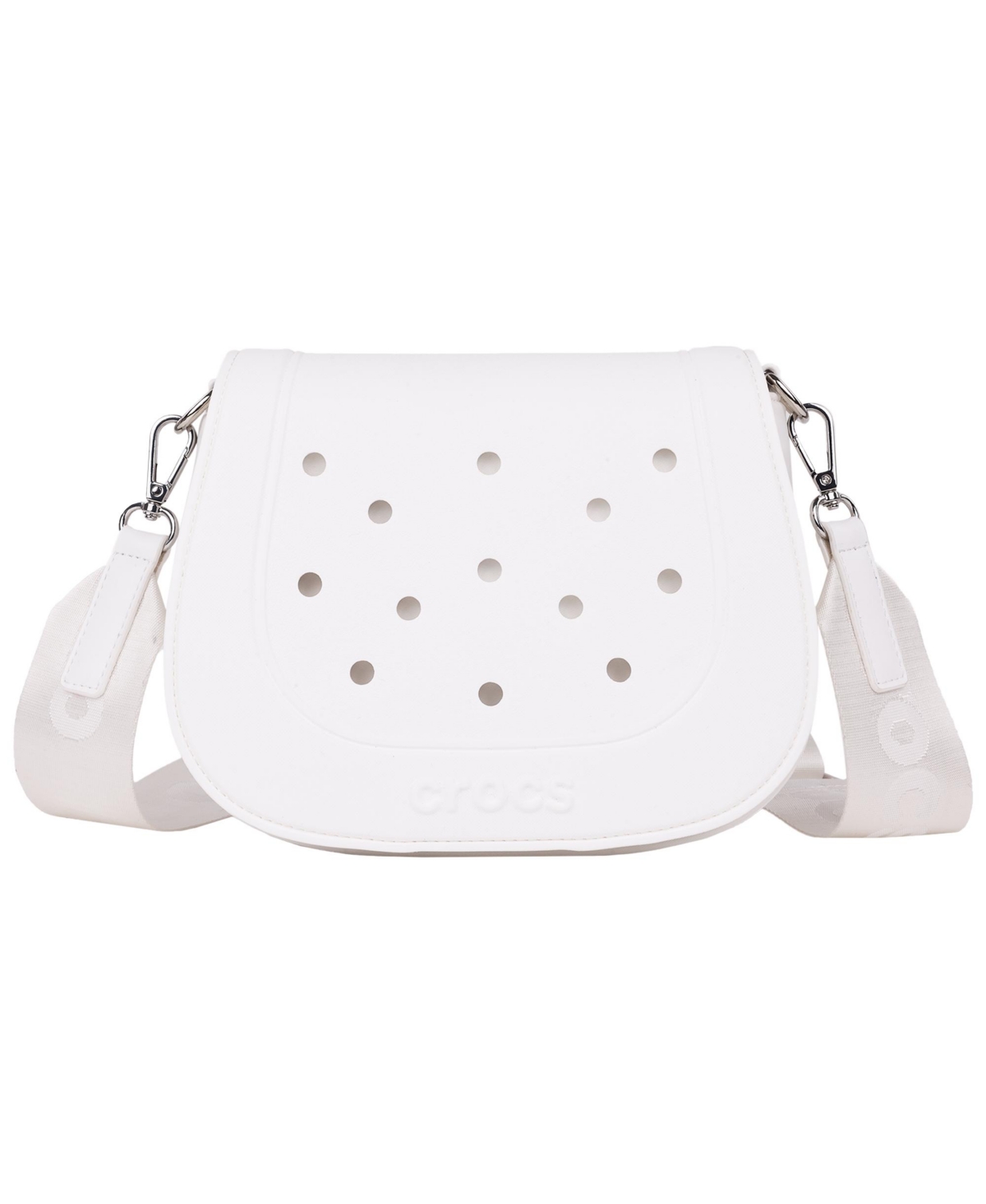 Click here for Crocs Womens Crocssbody Handbags - White prices