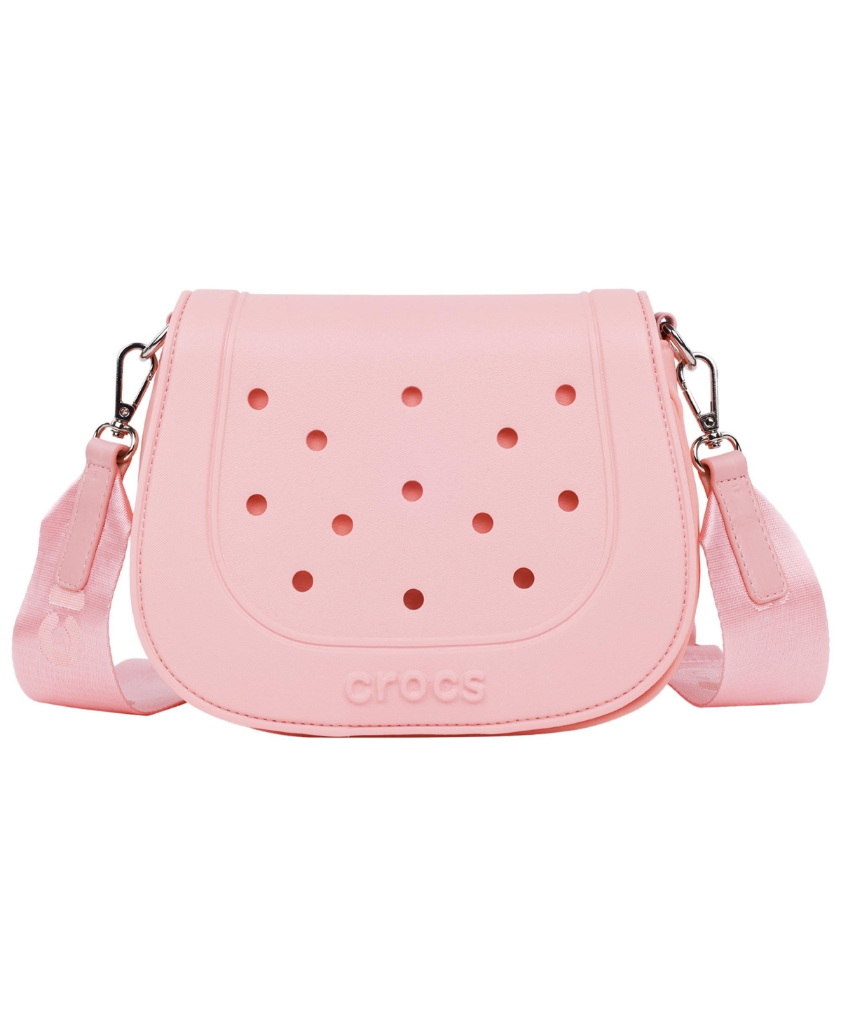 Click here for Crocs Womens Crocssbody Handbags - Powder pink prices