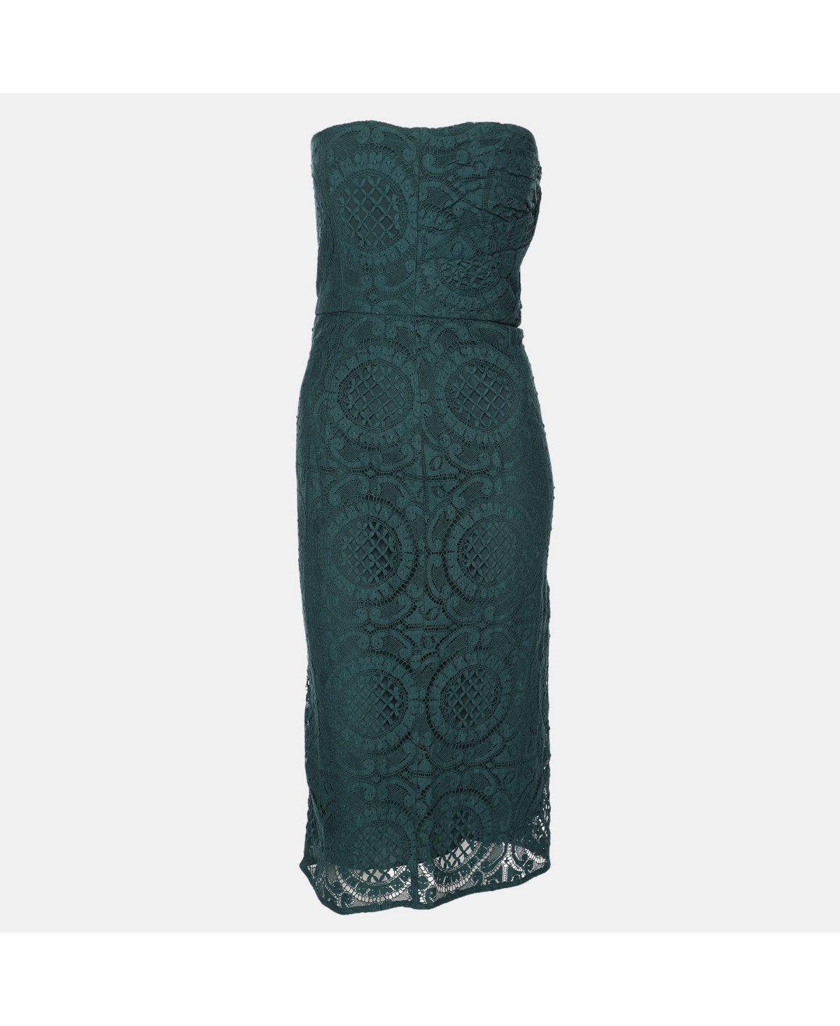 Click here for Pre-Owned Burberry Womens Strapless Dress - Green prices