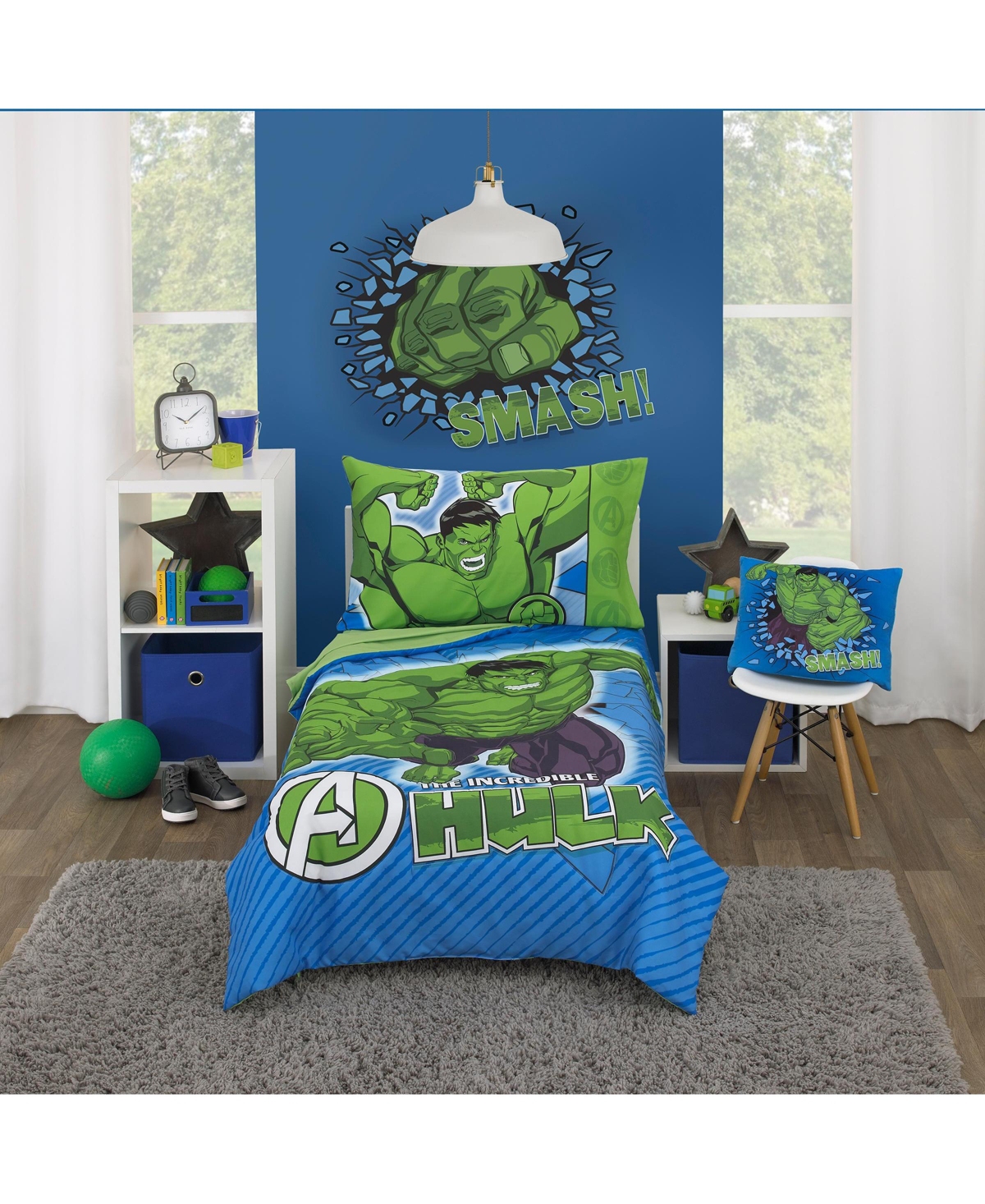 Click here for NoJo Marvel The Incredible Hulk 4 Piece Toddler Be... prices