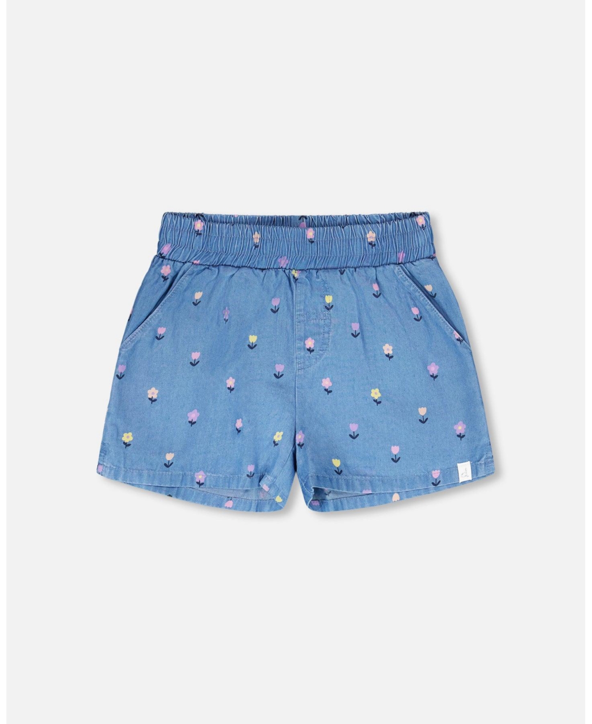 Click here for Deux par Deux Toddler Girls Chambray Shorts - Blue... prices