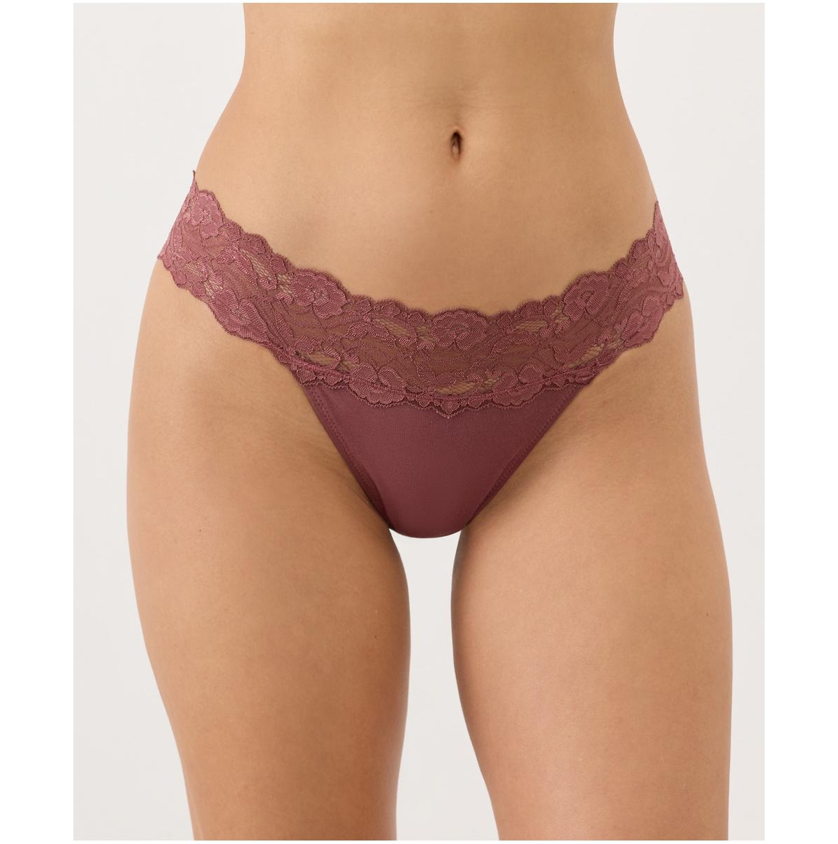 Click here for Pact Womens Lace Waist Thong 3-Pack - Lace lilies prices