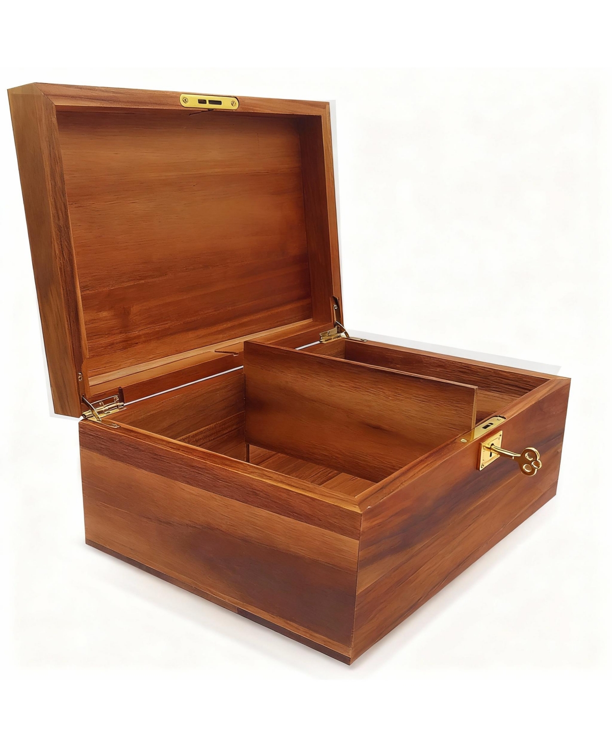 Click here for Yigii Solidwood Storage Box with Lock and Divider prices