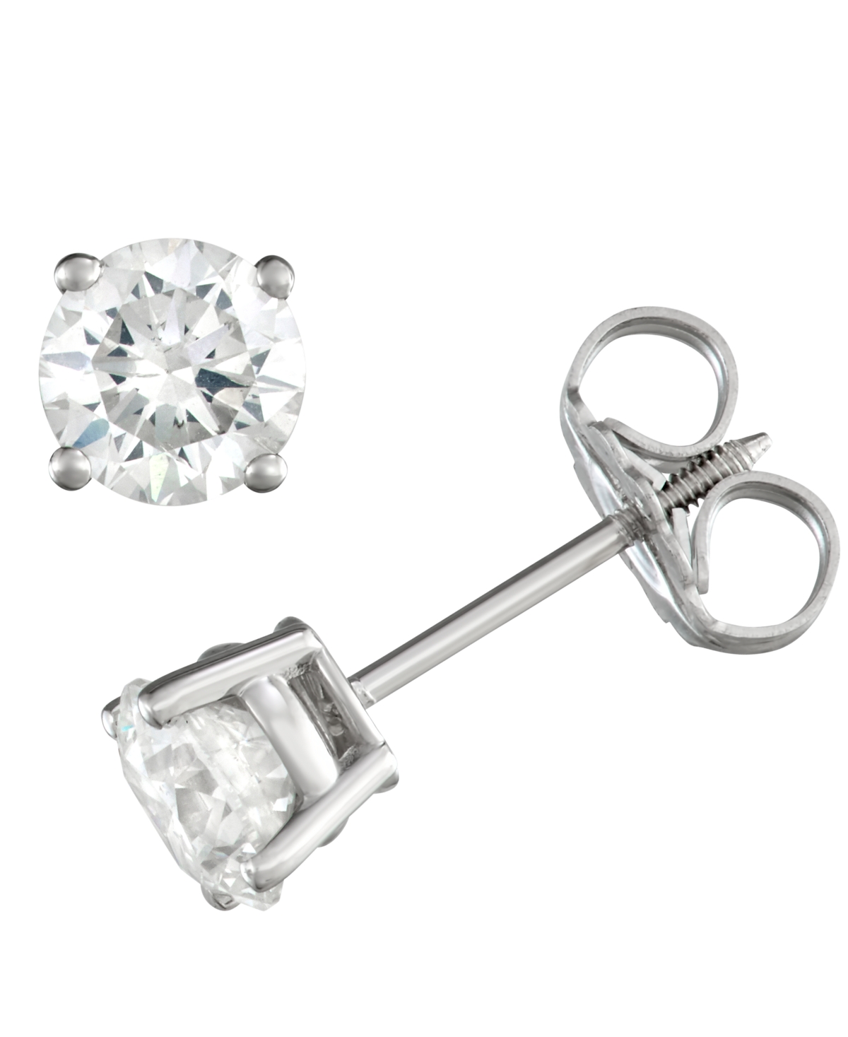 Click here for Macys Diamond Stud Earrings (1 ct. t.w.) in 14K Ye... prices
