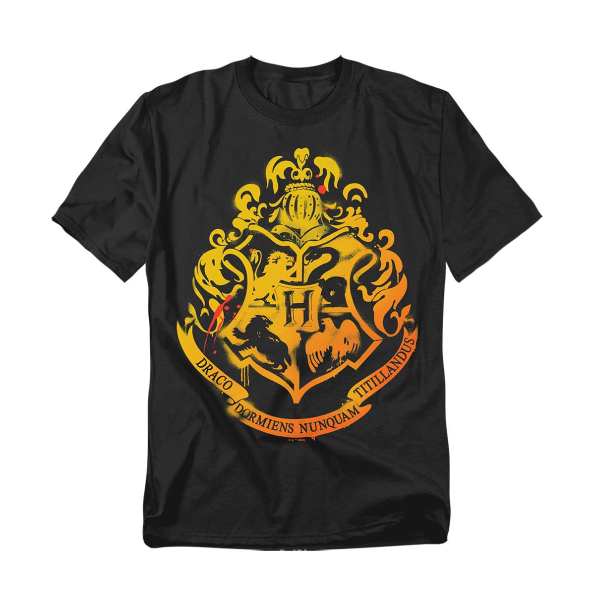 Click here for Harry Potter Mens Hogwarts Stencil T Shirt - Black prices