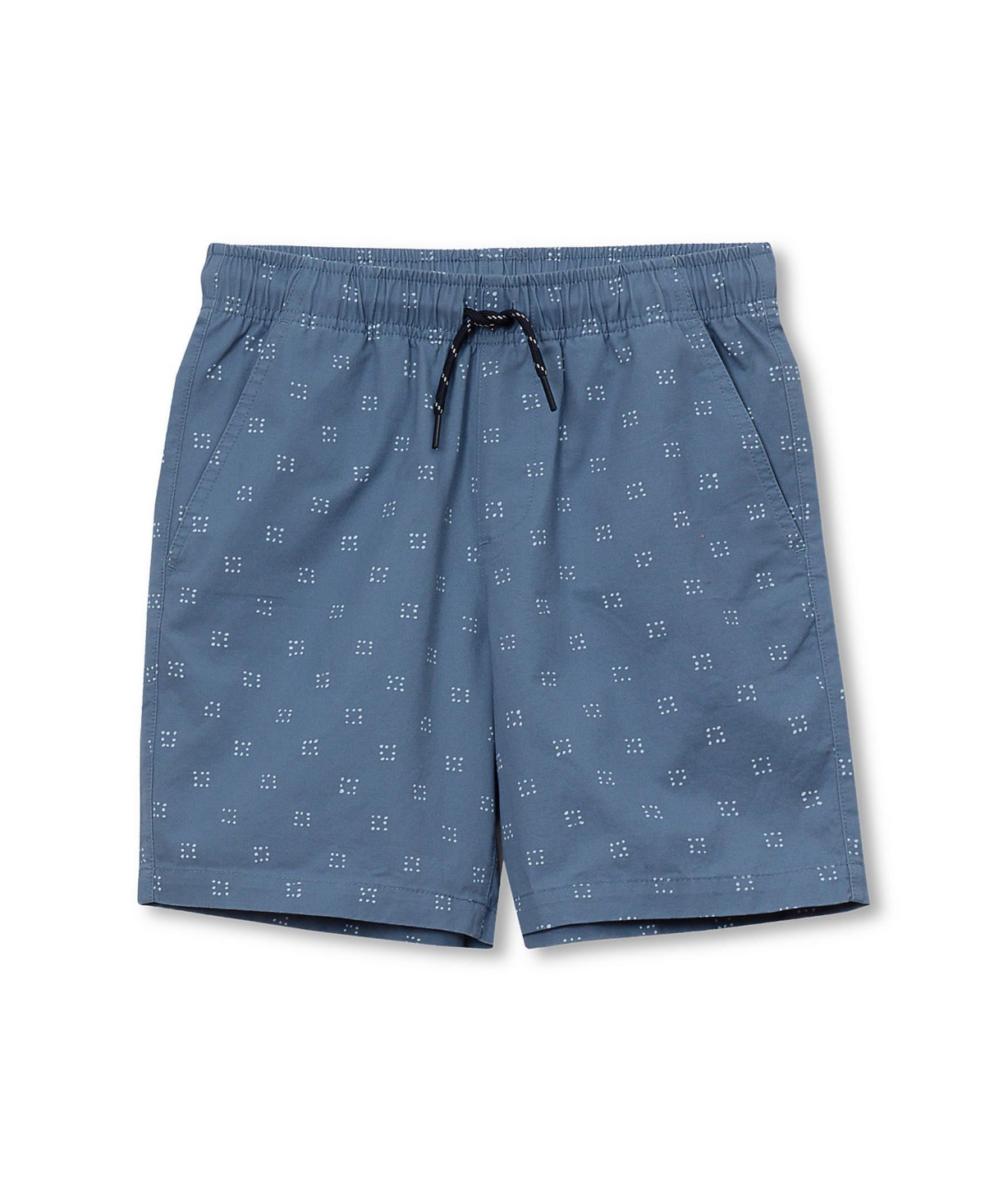 Click here for Lands End Boys Cotton Pull On Shorts - Copen blue... prices