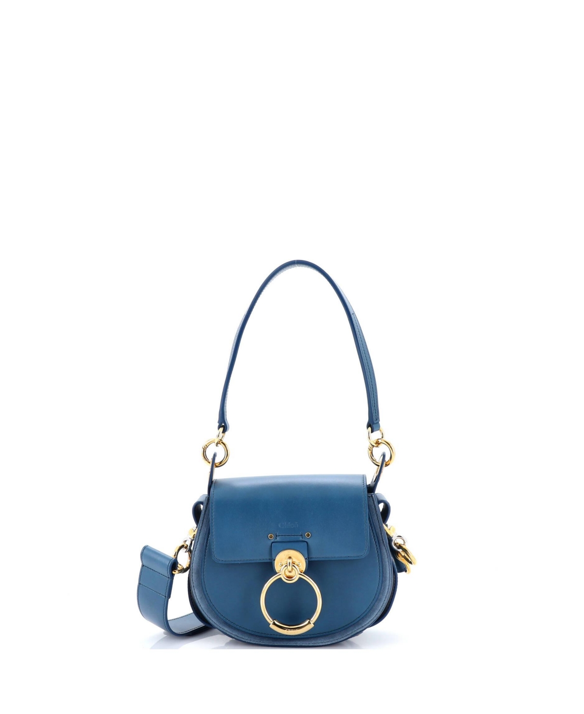 Click here for Pre-Owned Chloe Small Tess Bag Leather - Blue prices