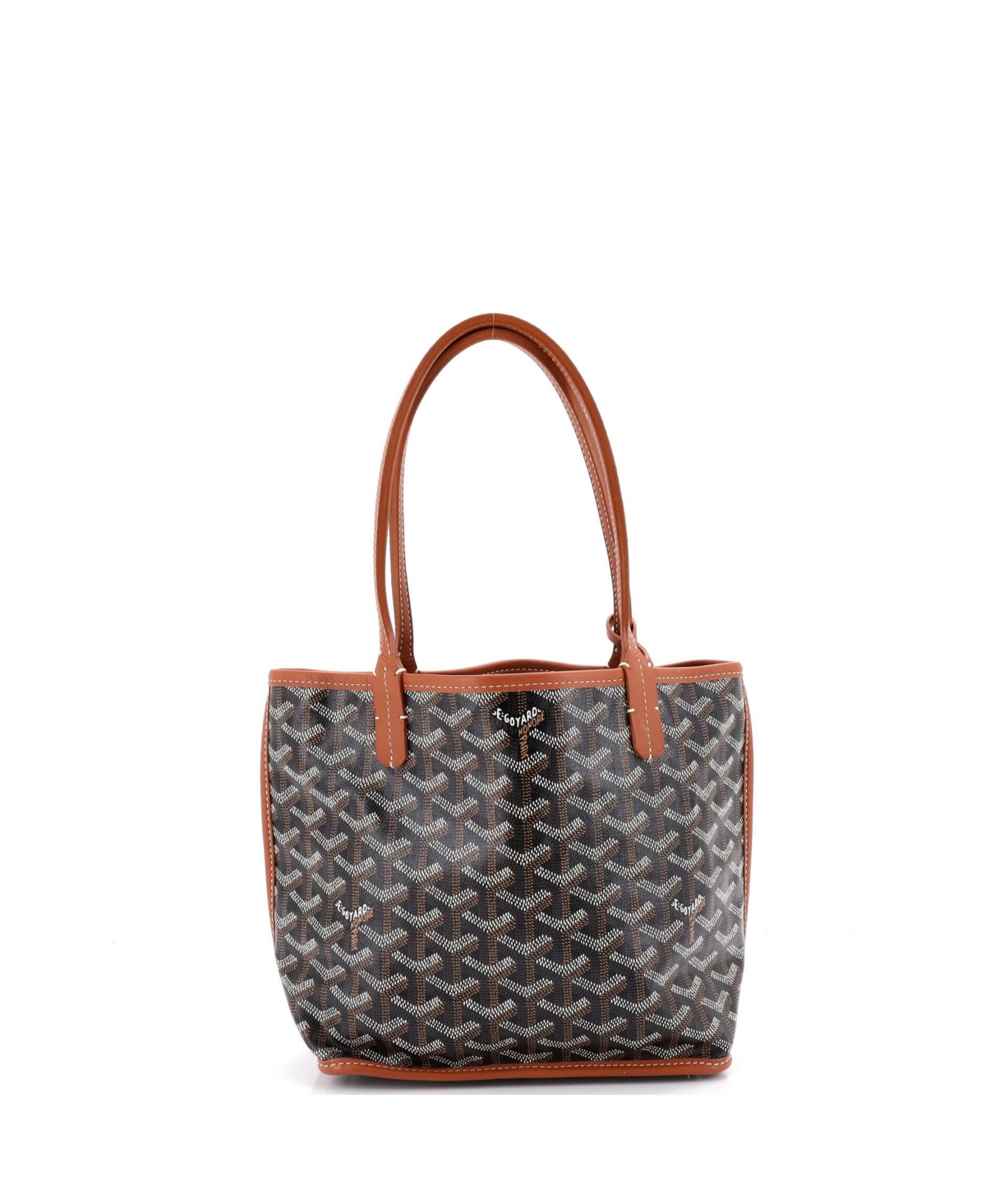 Click here for Pre-Owned Goyard Mini Anjou Reversible Tote Coated... prices