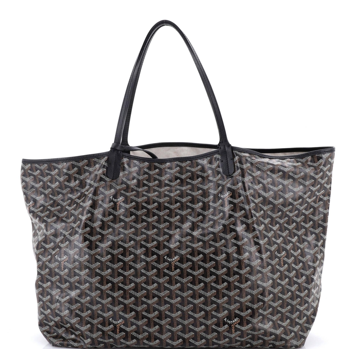 Click here for Pre-Owned Goyard Gm Saint Louis Tote Coated Canvas... prices