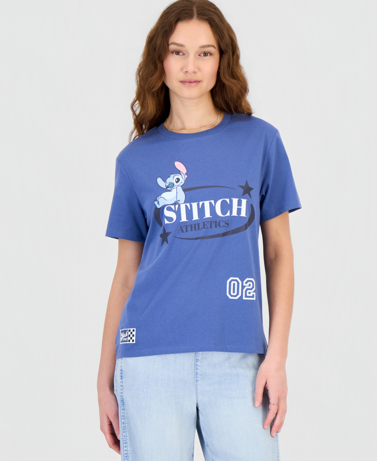 Click here for Disney Juniors Stitch Athletics Graphic Print T-Sh... prices