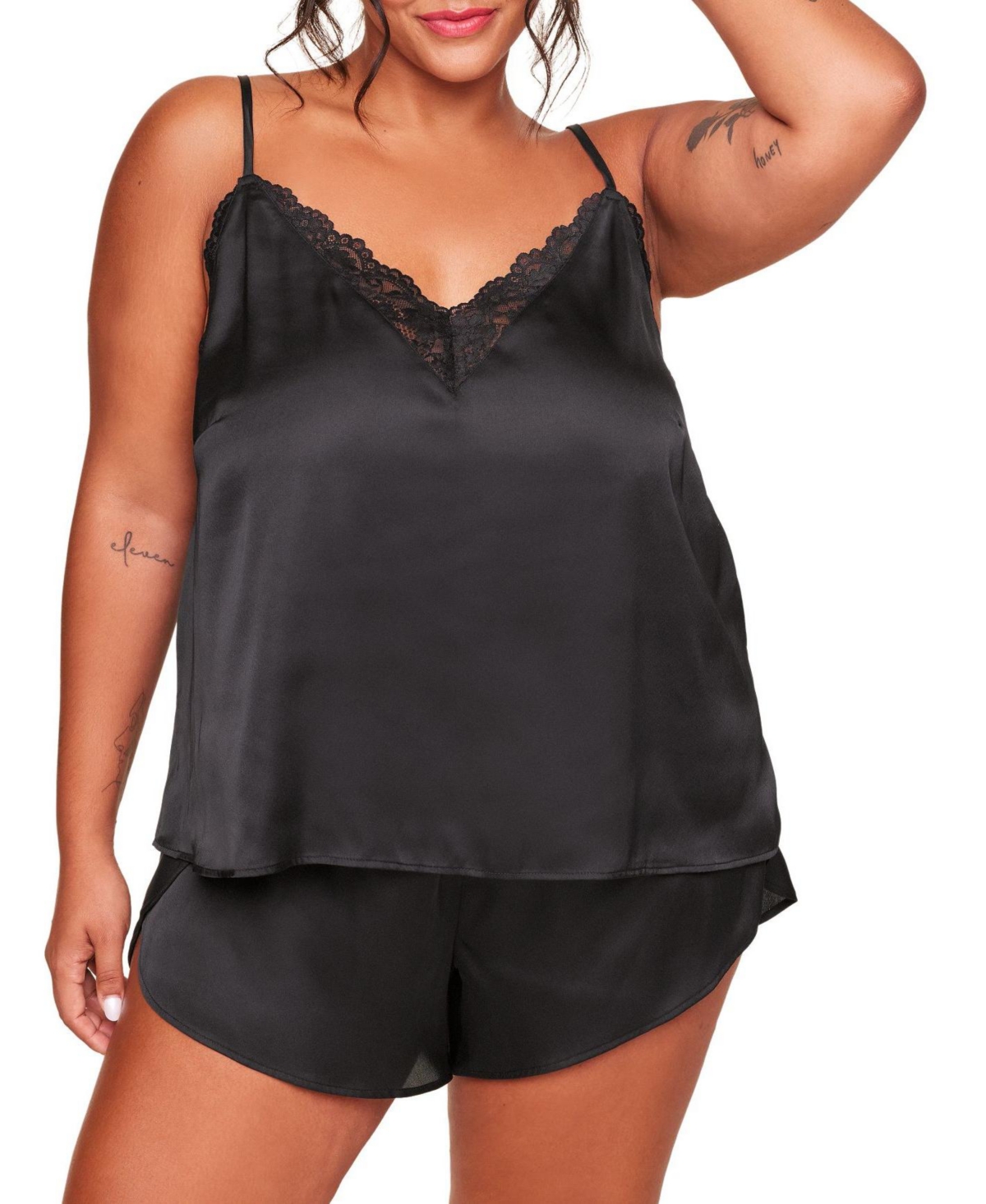 Click here for Adore Me Plus Size Linnie Pajama Camisole & Short... prices