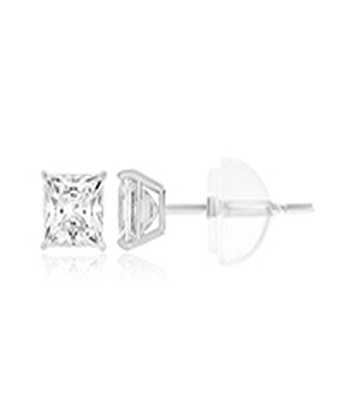 Click here for Macys White Swarovski Zirconia Solitaire Earrings... prices