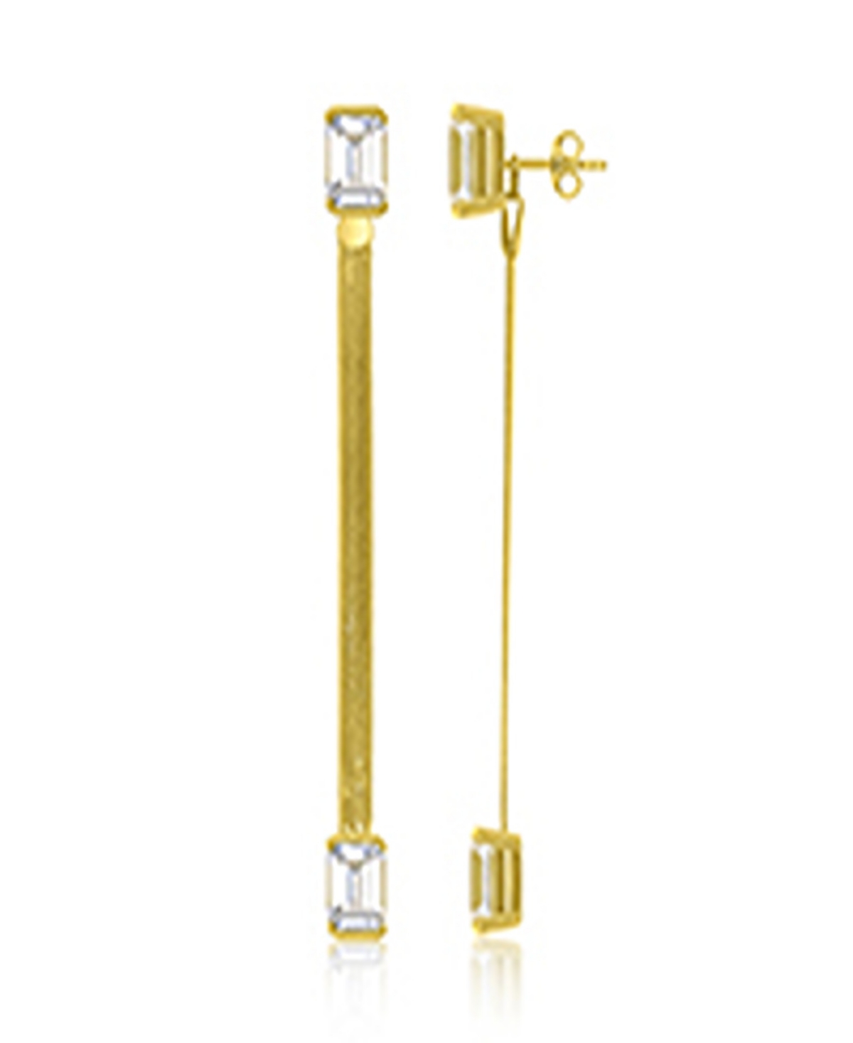 Click here for Macys Created White Sapphire Herringbone Chain Dan... prices