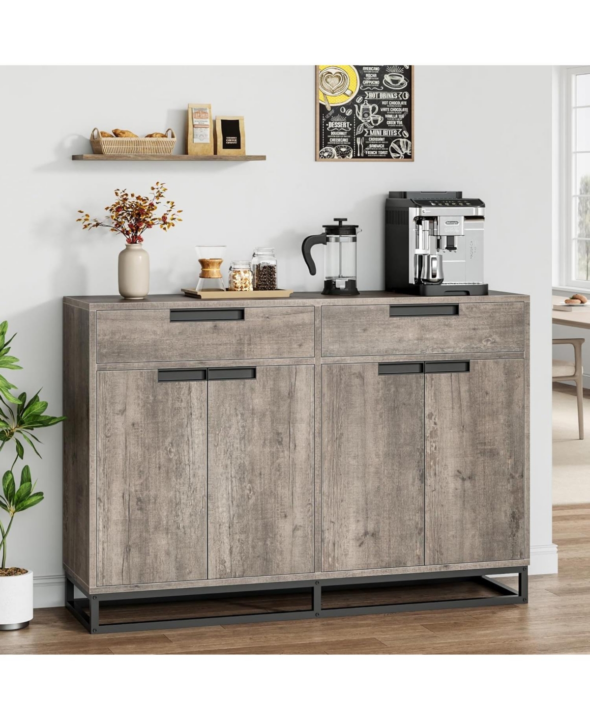 Click here for gaomon 55" Modern Buffet Cabinet with Storage... prices