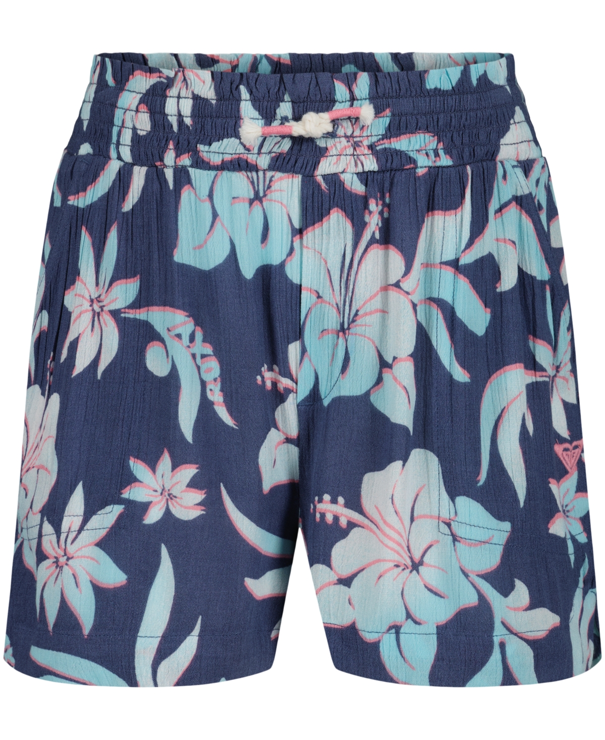 Click here for Roxy Girls 7-16 Smocked Elastic Waistband Shorts -... prices