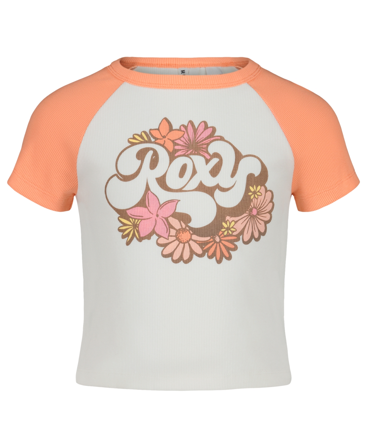 Click here for Roxy Girls 7-16 Crewneck Short-Sleeve T-Shirt - Pe... prices