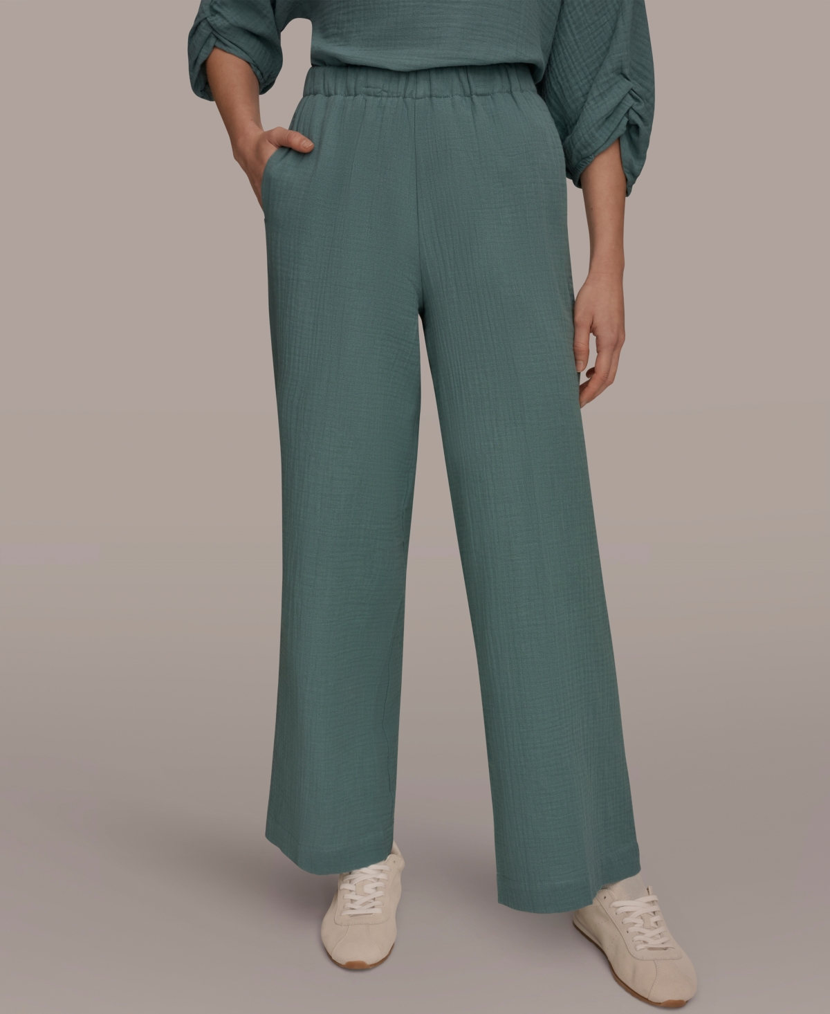 Click here for Donna Karan Weekend Womens Mid-Rise Side Seam Pant... prices