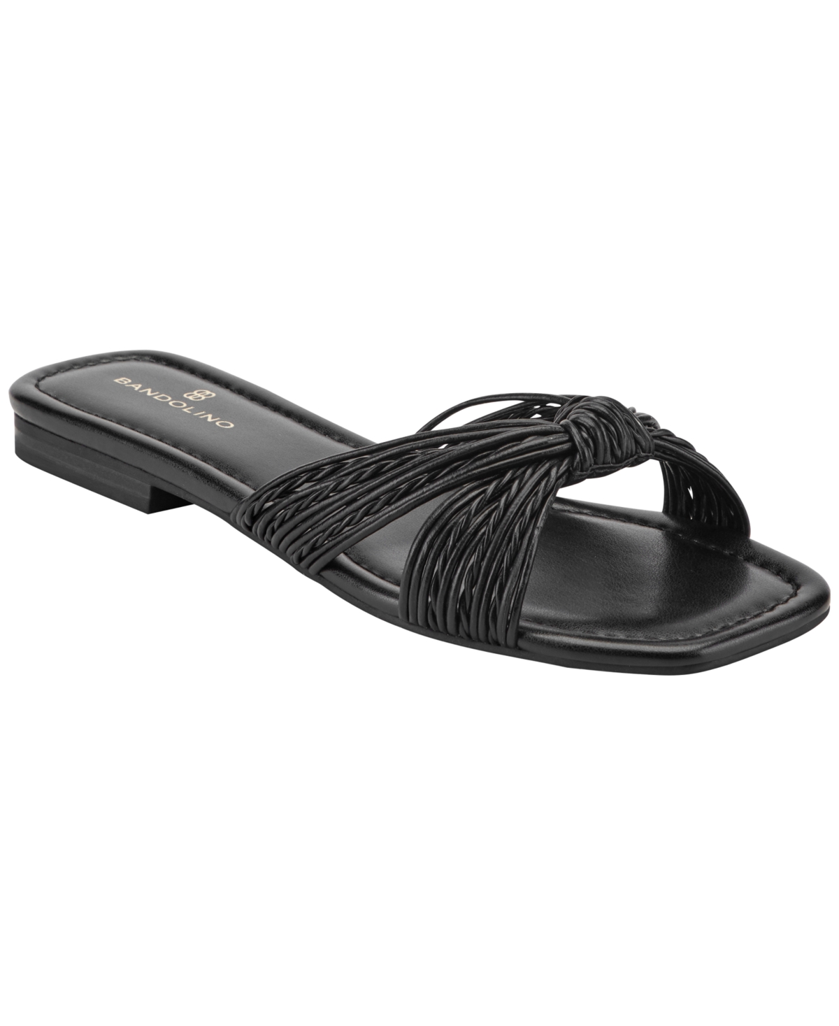 Click here for Bandolino Womens Sella Knotted Slip-On Flat Sandal... prices