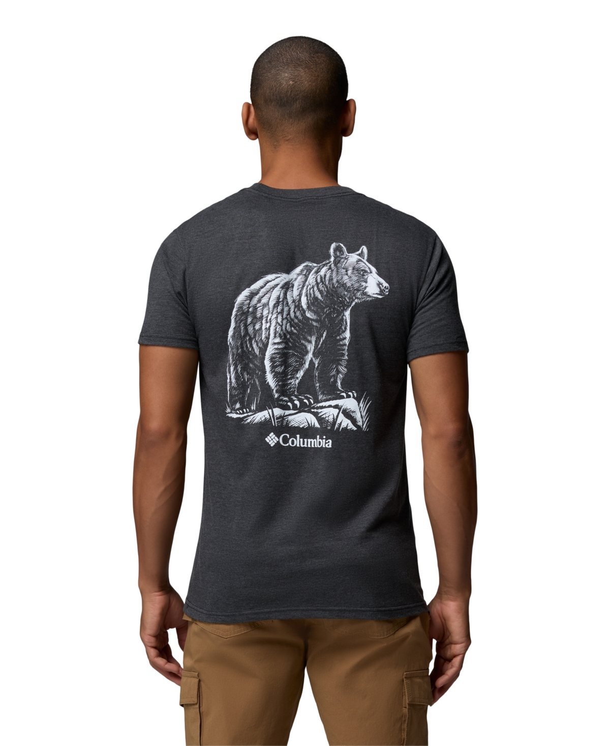 Click here for Columbia Mens Willie Graphic T-Shirt - Charcoal He... prices