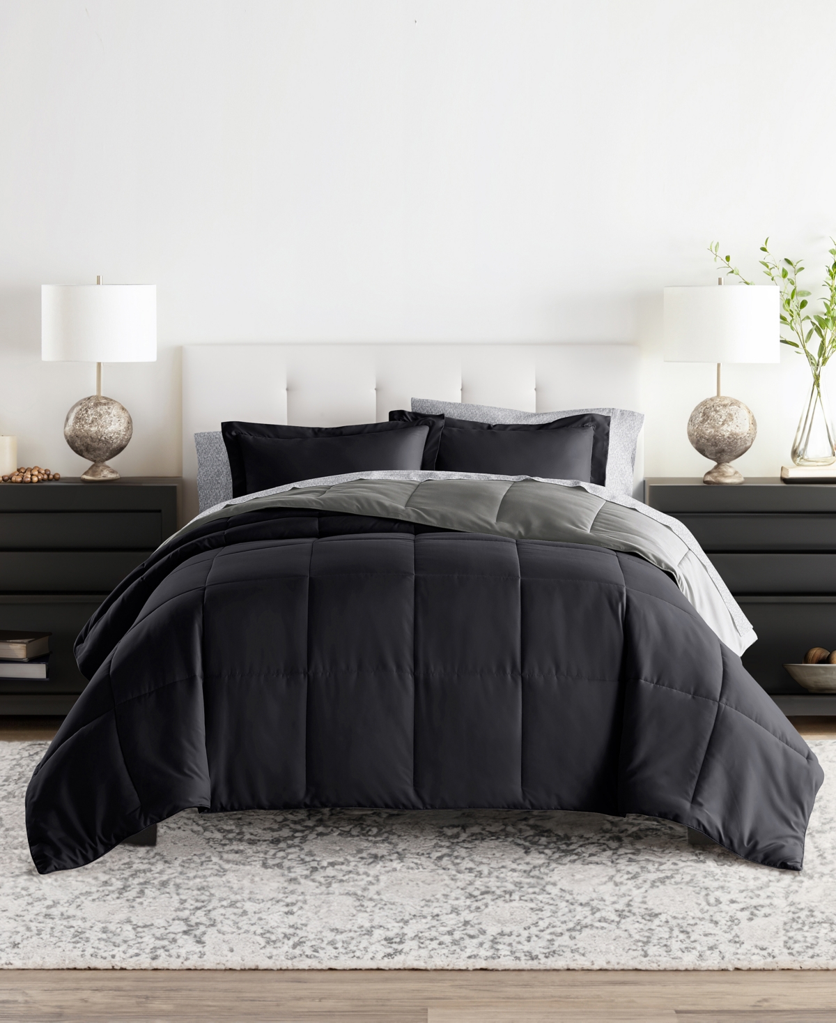 Click here for ienjoy Home Bedding Bundle Reversible Pattern 5-Pi... prices