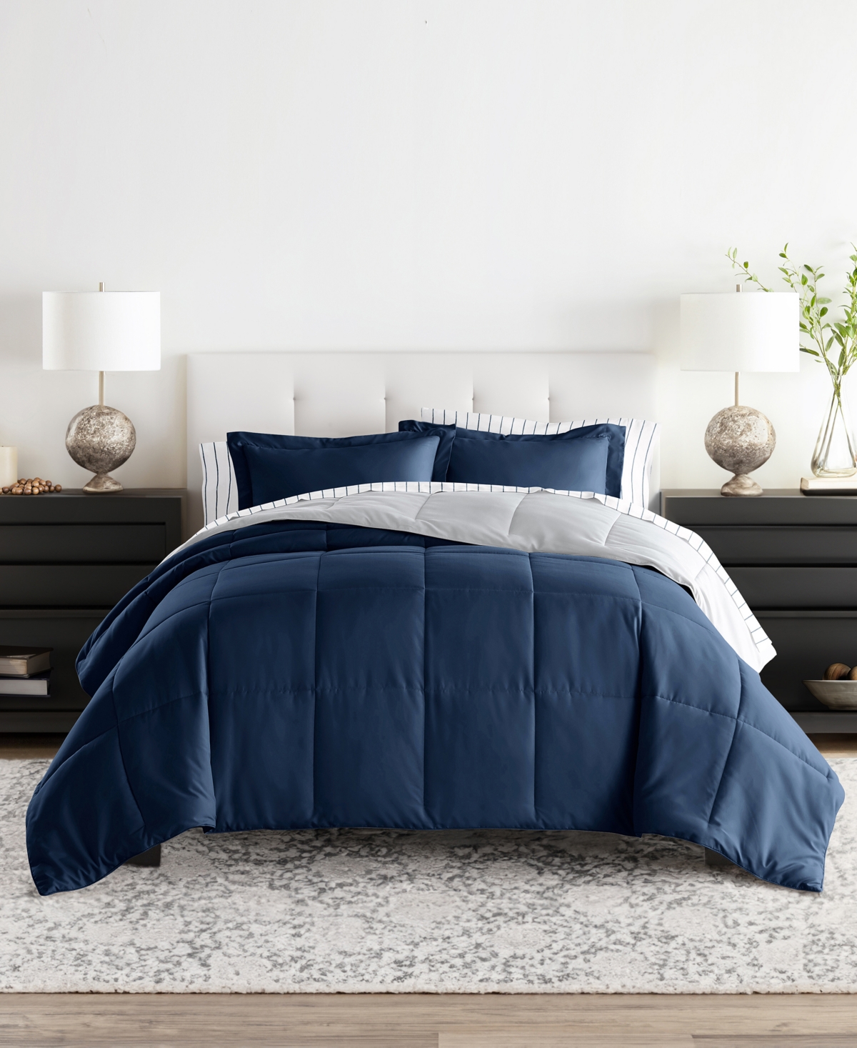 Click here for ienjoy Home Bedding Bundle Reversible Pattern 5-Pi... prices