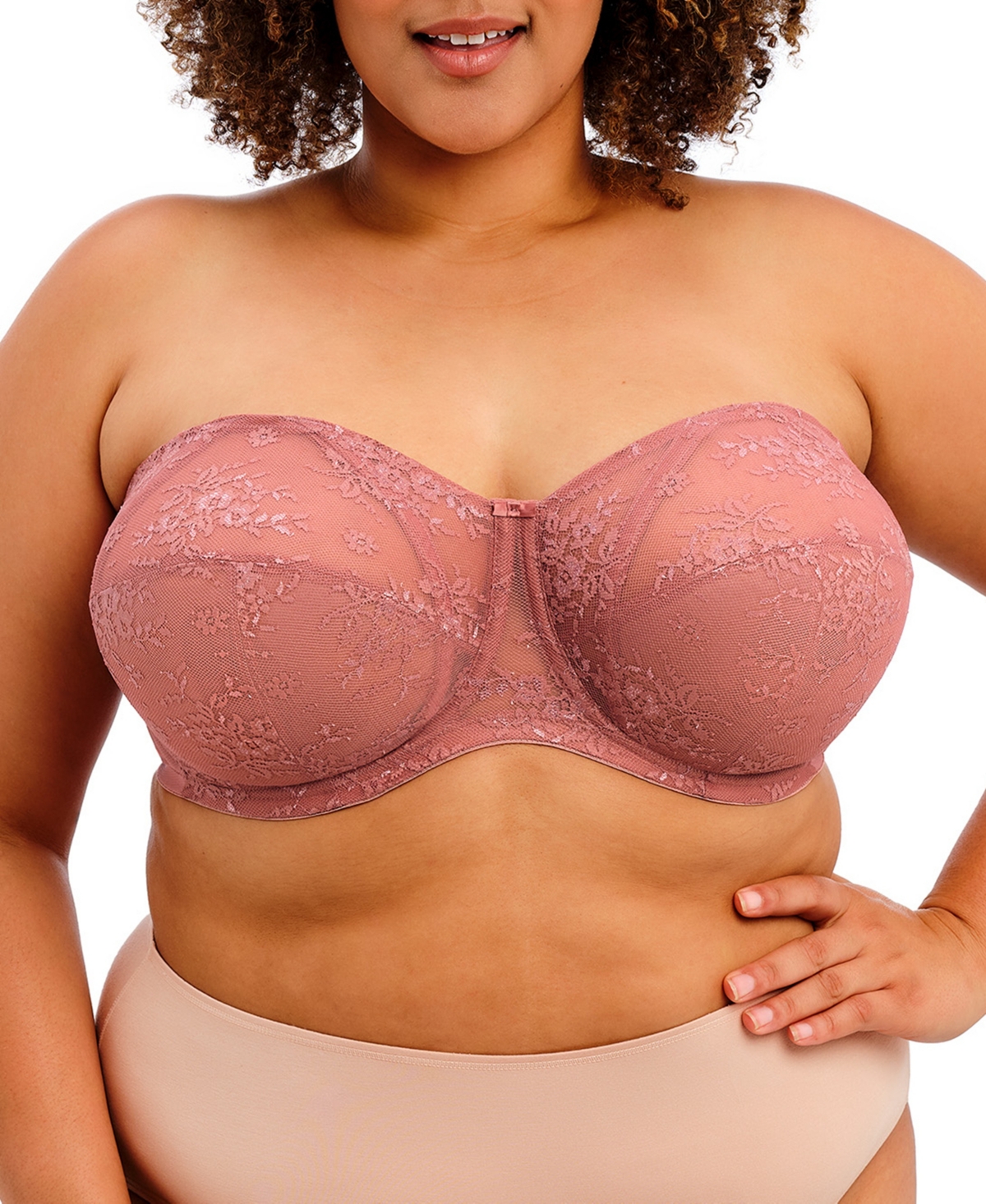 Click here for Elomi Plus Size Verity Underwire Strapless Bra - R... prices