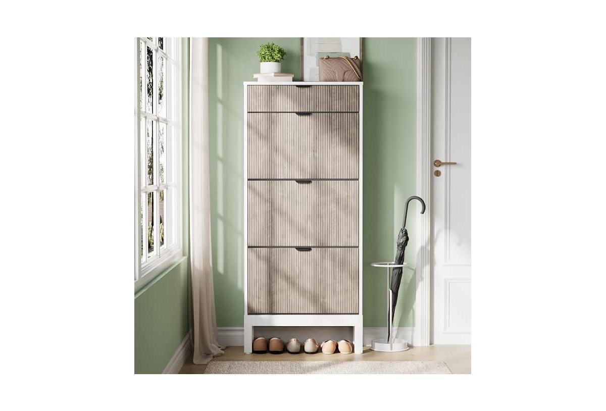 Click here for gaomon Entryway Freestanding Shoe Cabinet  3 Flip... prices