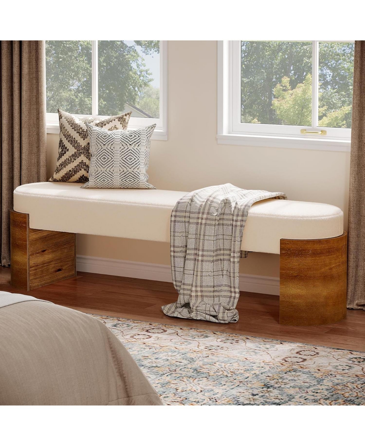 Click here for Tribesigns 59" Upholstered End of Bed Bench... prices