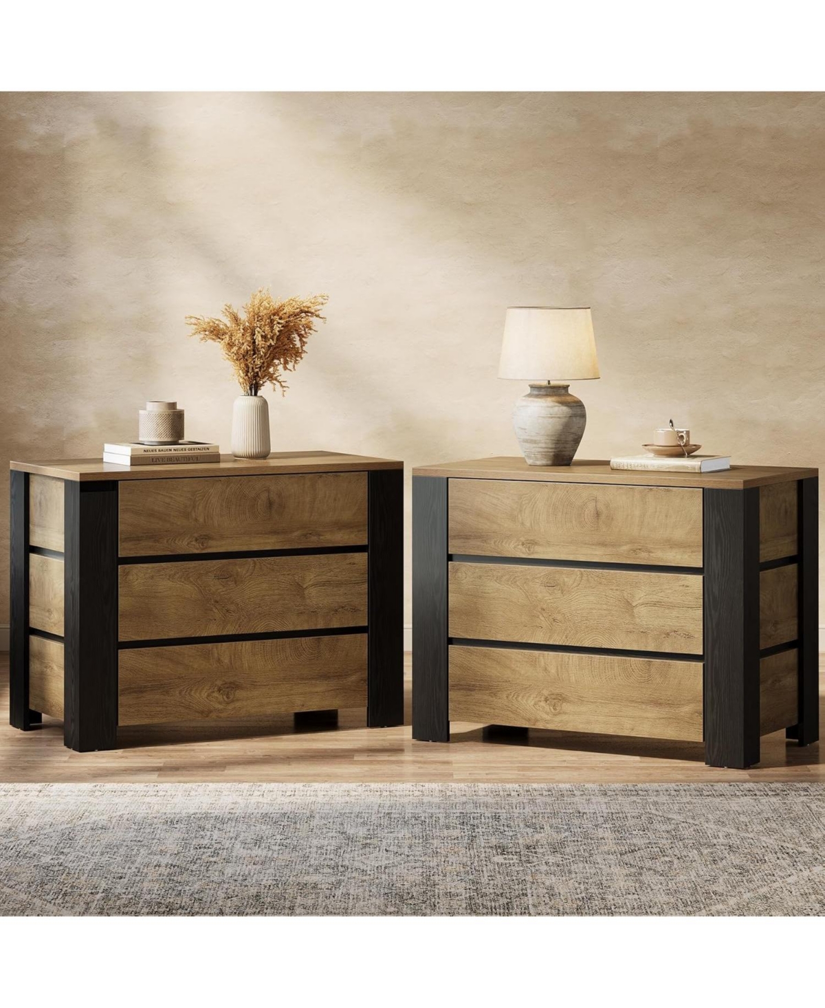 Click here for Tribesigns 36 Wide Nightstand Set of 2  Extra Larg... prices