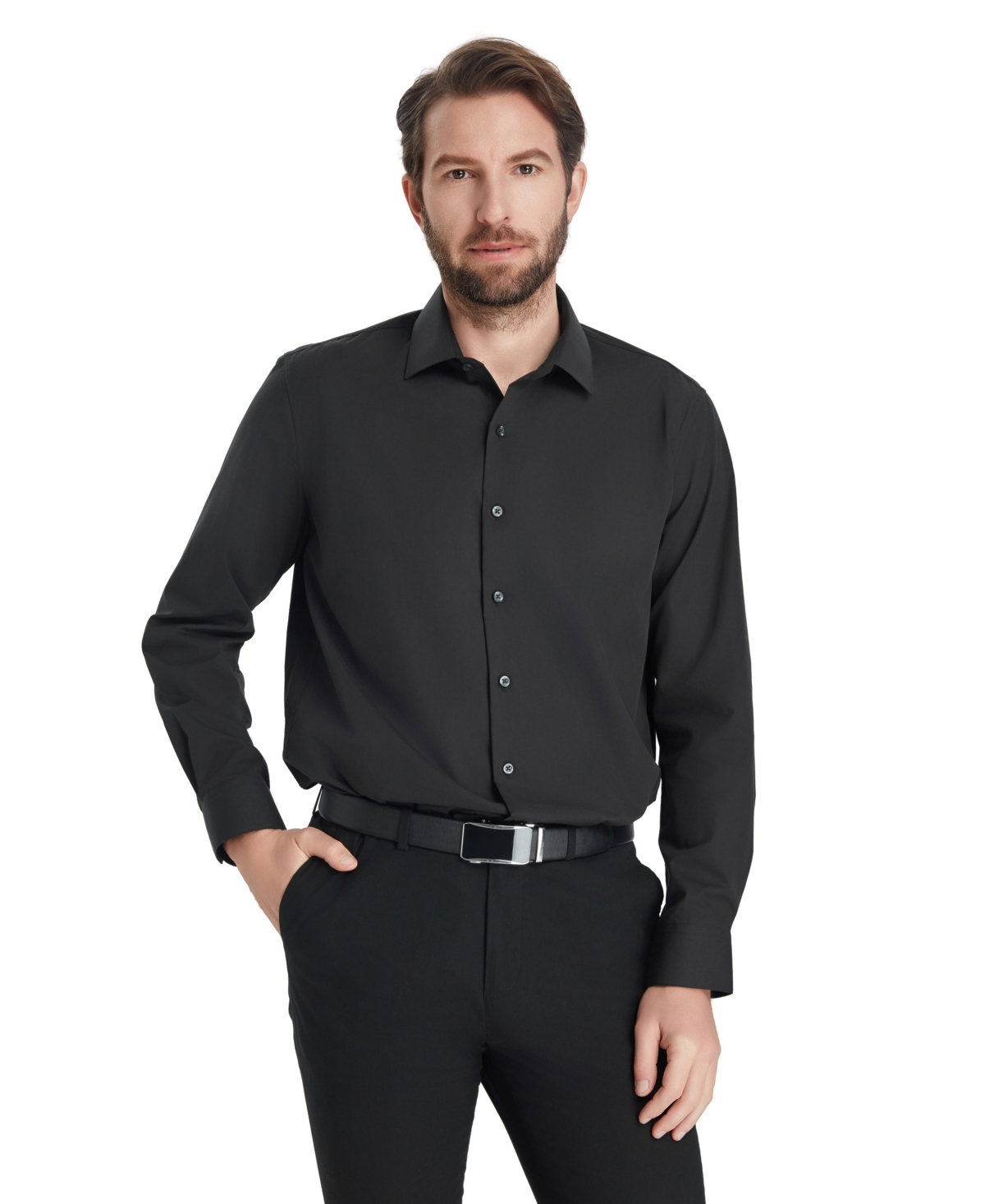 Click here for Alfani Mens Regular Fit Solid Dress Shirt  Macys E... prices