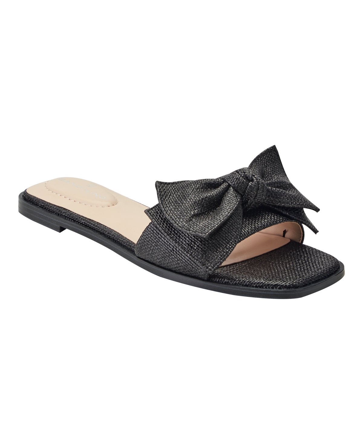 Click here for Bandolino Womens Violeta Bow Flat Slide Sandals -... prices