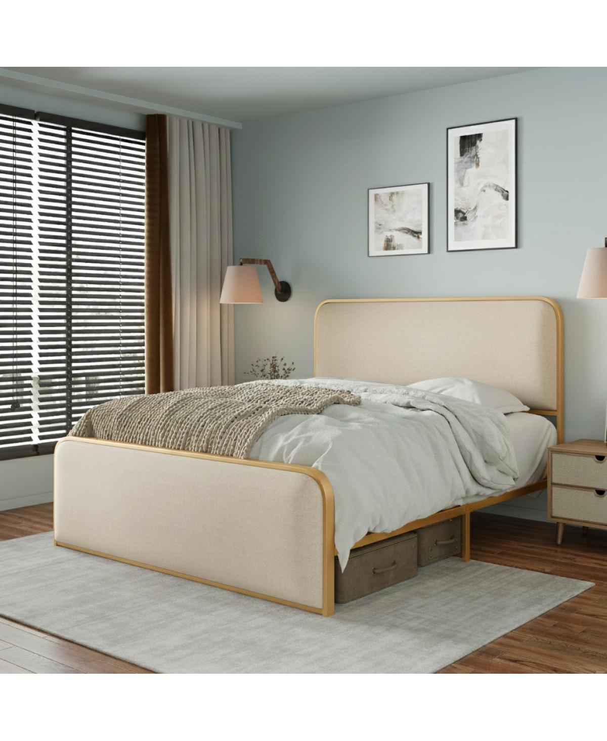 Click here for Streamdale Furniture Queen Upholstered Bed Frame w... prices